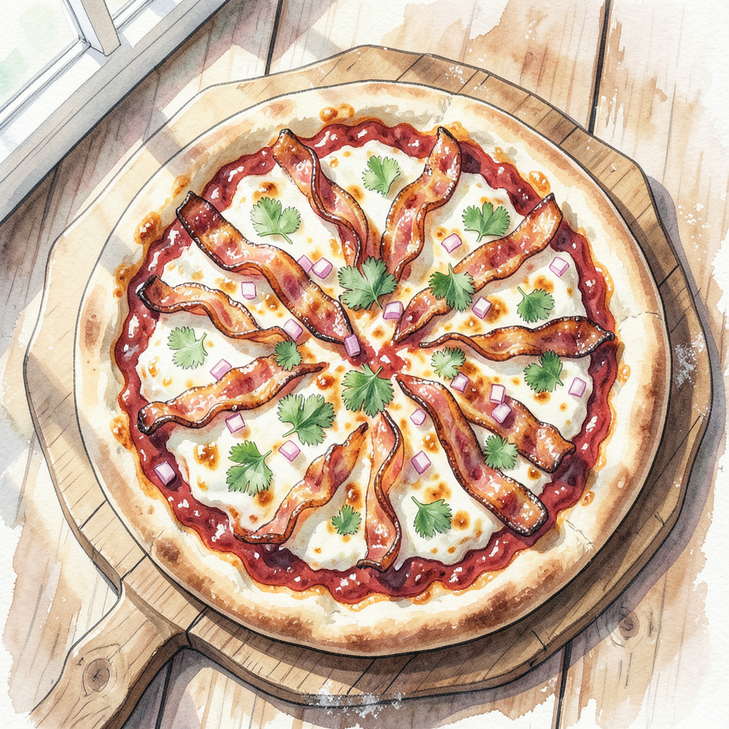 BBQ Bacon Pizza Recipe: Smoky BBQ and Crispy Bacon - BBQ Grill Recipes