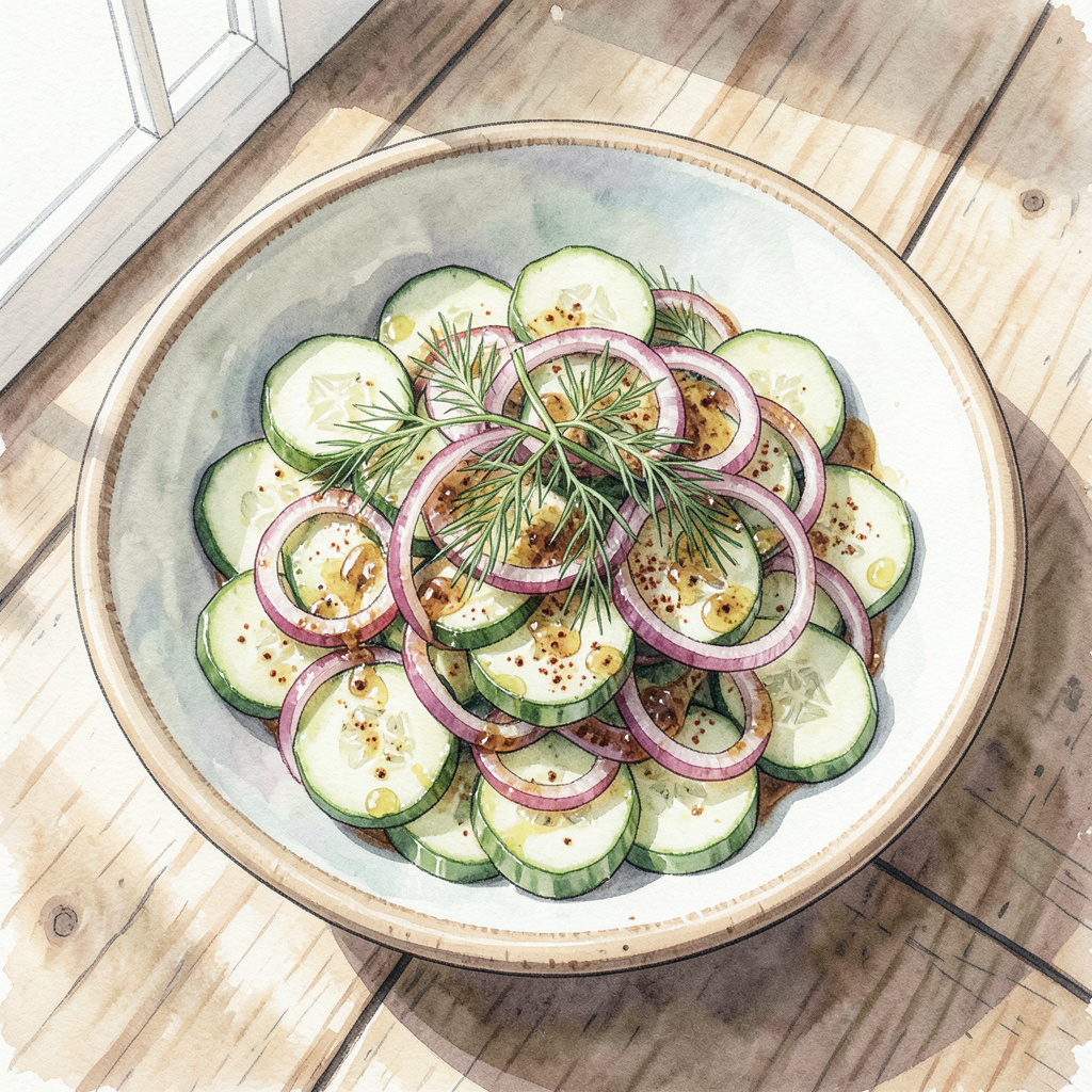 BBQ Cucumber Salad Recipe: Refreshing Summer Side Dish - BBQ Grill Recipes