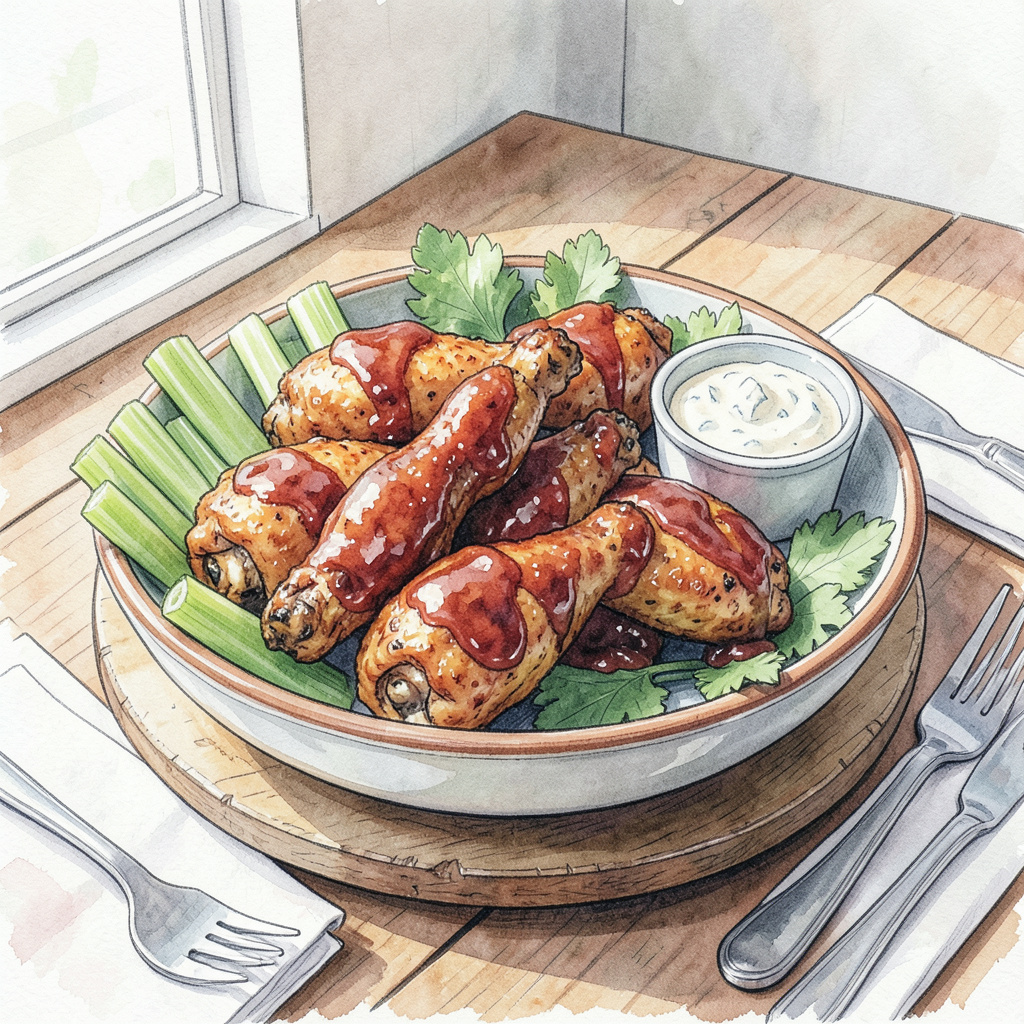 Buffalo BBQ Wings Recipe: Spicy & Savory Delight in 30 Minutes - BBQ ...