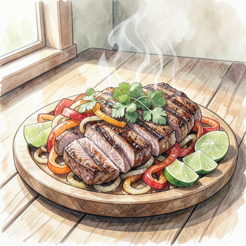Mexican Carne Asada BBQ Recipe: Sizzling Skillet Perfection - BBQ Grill ...