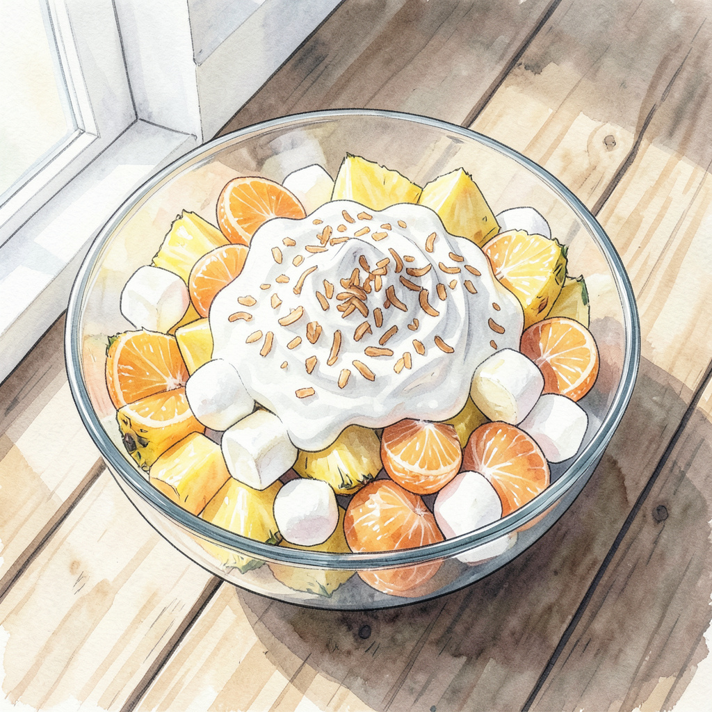 Fruit Salad Recipe with Cool Whip and Cream Cheese: Creamy Tropical ...