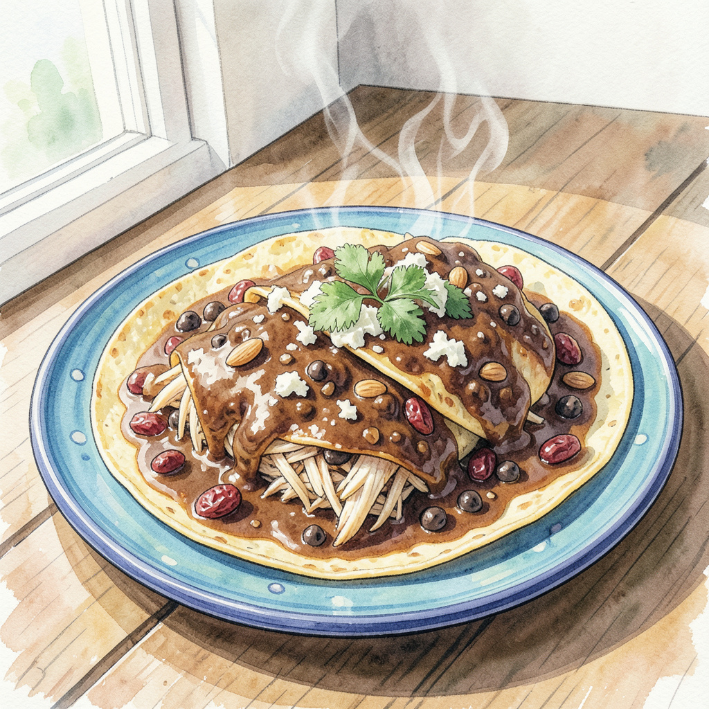 Mole Enchiladas Recipe: Rich Chocolate and Spice Bliss - BBQ Grill Recipes