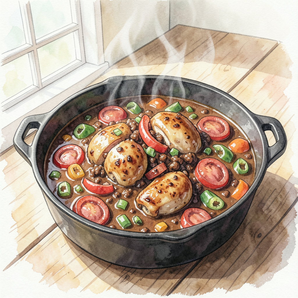 New Orleans School of Cooking Gumbo Recipe: Authentic Cajun Flavors in ...