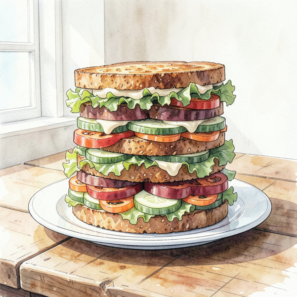 Vegetable Sandwich Recipe: Crunchy Layers of Freshness - BBQ Grill Recipes
