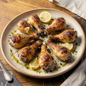 Grilled Chicken Legs: Juicy Meat With Charred, Crispy Skin - BBQ Grill ...