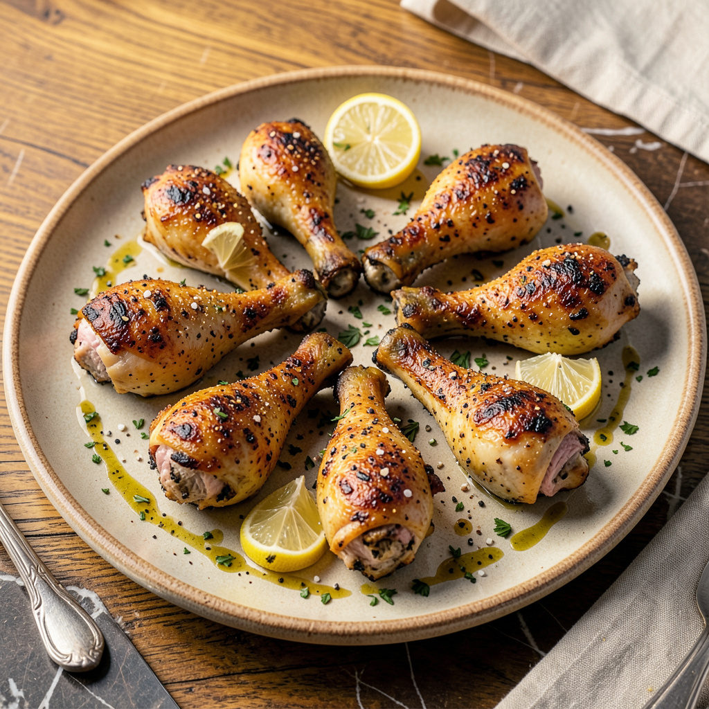 Grilled Chicken Legs: Juicy Meat With Charred, Crispy Skin - BBQ Grill ...